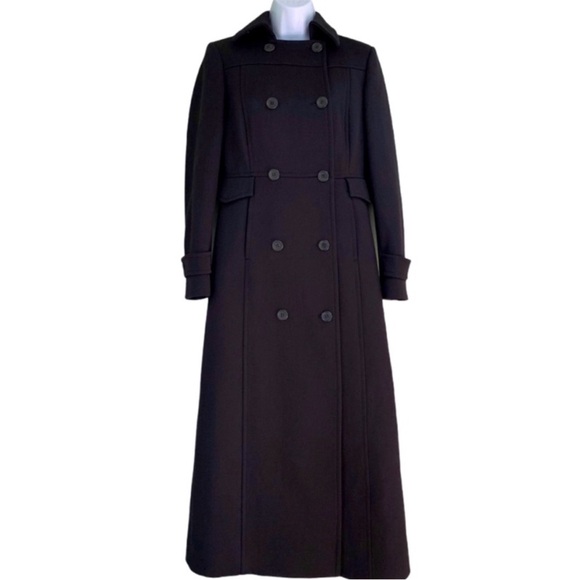 J. Crew | Jackets & Coats | J Crew Double Breasted Wool Black Floor ...